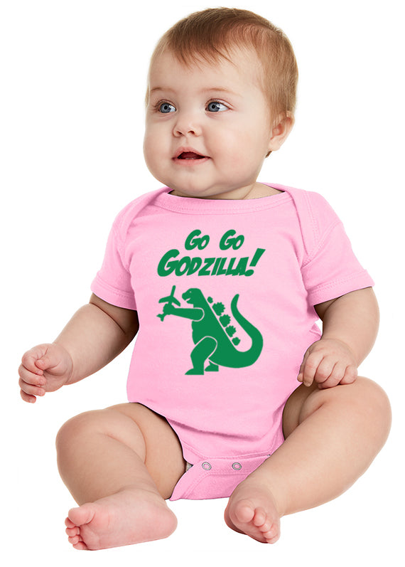 Go Go Godzilla Baby Bodysuit inspired by Blue Oyster Cult and the Mons ...