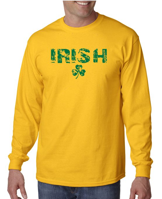 Distressed Irish T-shirt - St Patrick's Day – DesignerTeez